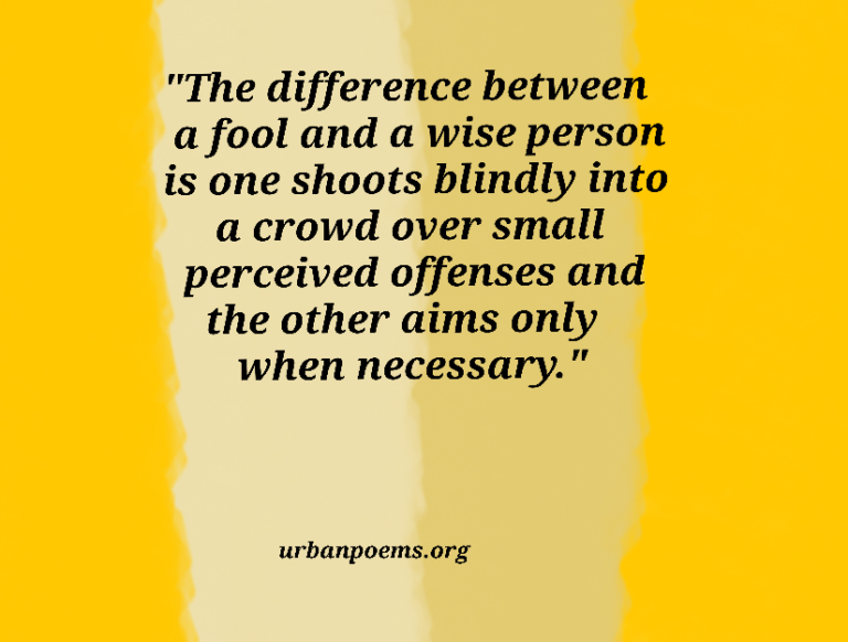 There Is A Difference - Urban Poems